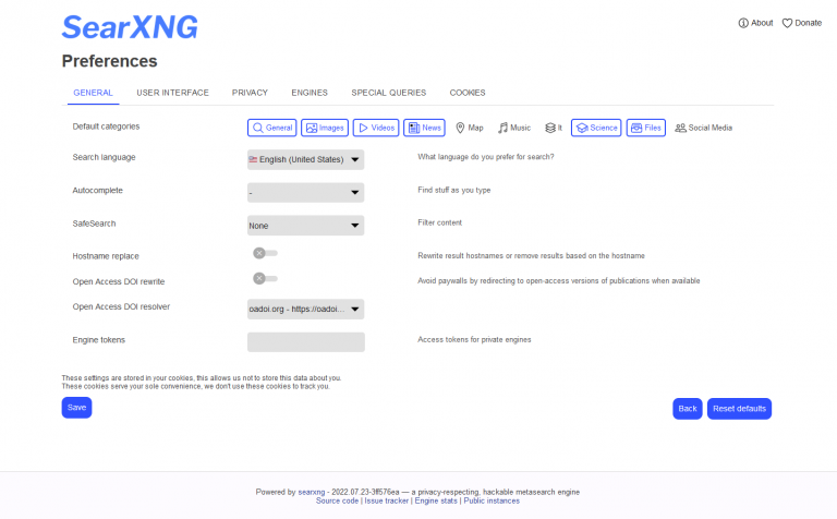 Searxng Hoskings Blog